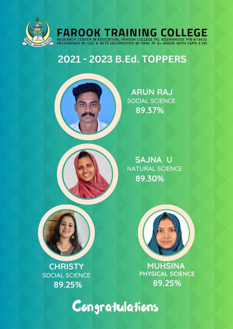 Evaluation and Examination Committee (EEC) | Farook Training College